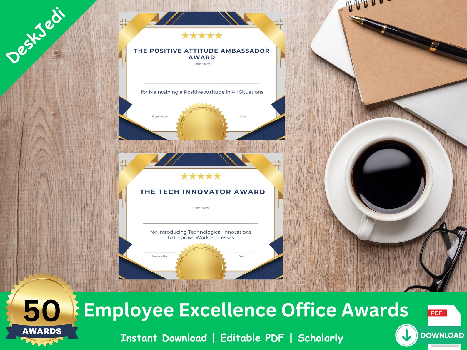 50 Employee Excellence Printable Office Awards | Boost Workplace Morale ...
