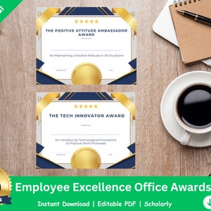 50 Employee Excellence Printable Office Awards | Boost Workplace Morale ...