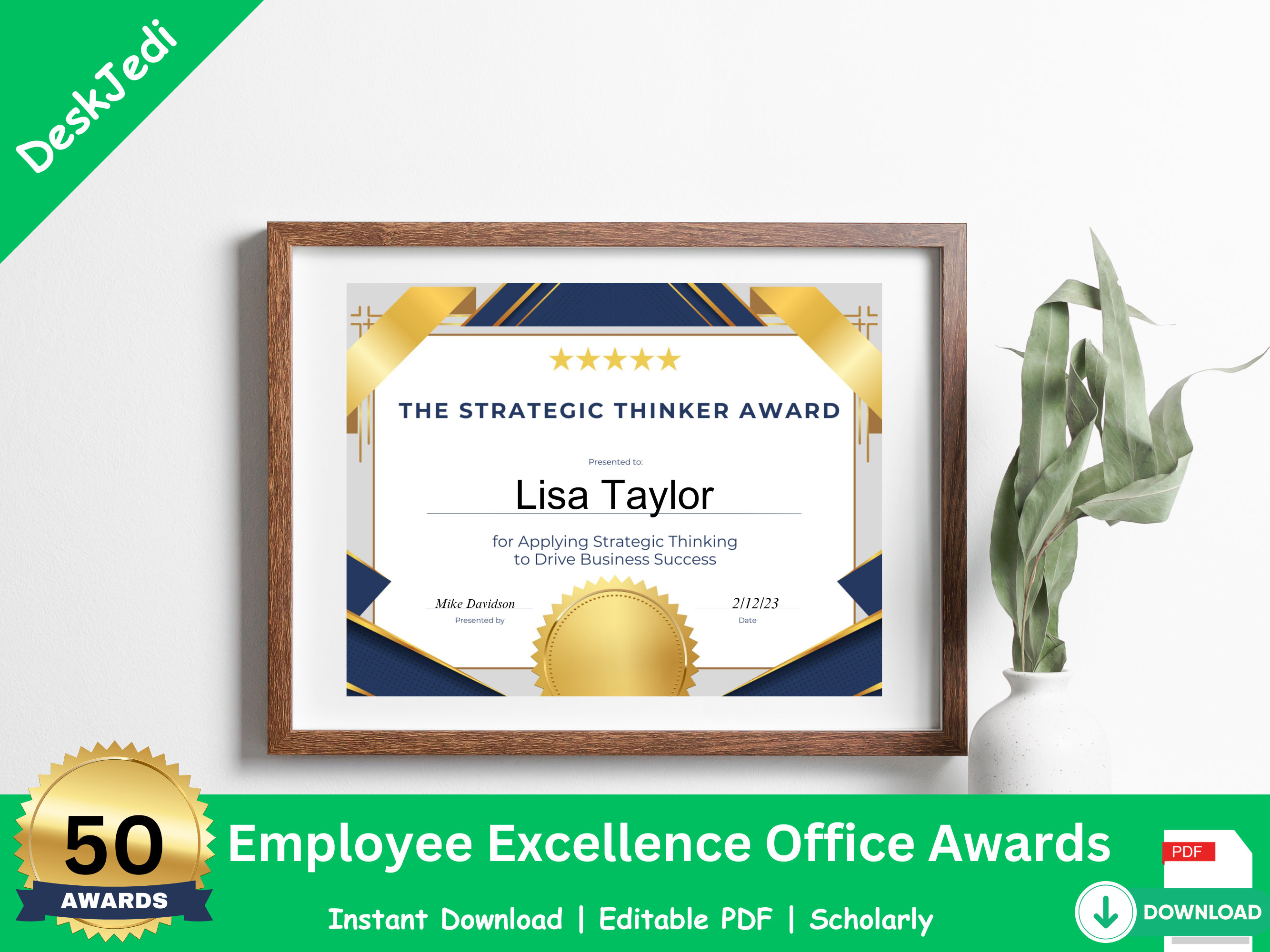 50 Employee Excellence Printable Office Awards Boost Workplace Morale ...