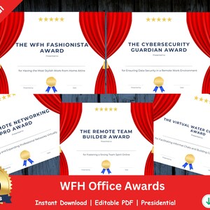 50 Digital WFH Theme Digital Awards | Boost Workplace Morale ...