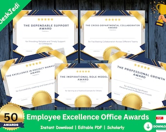 50 Employee Excellence Office Awards Boost Workplace Morale & Celebrate ...