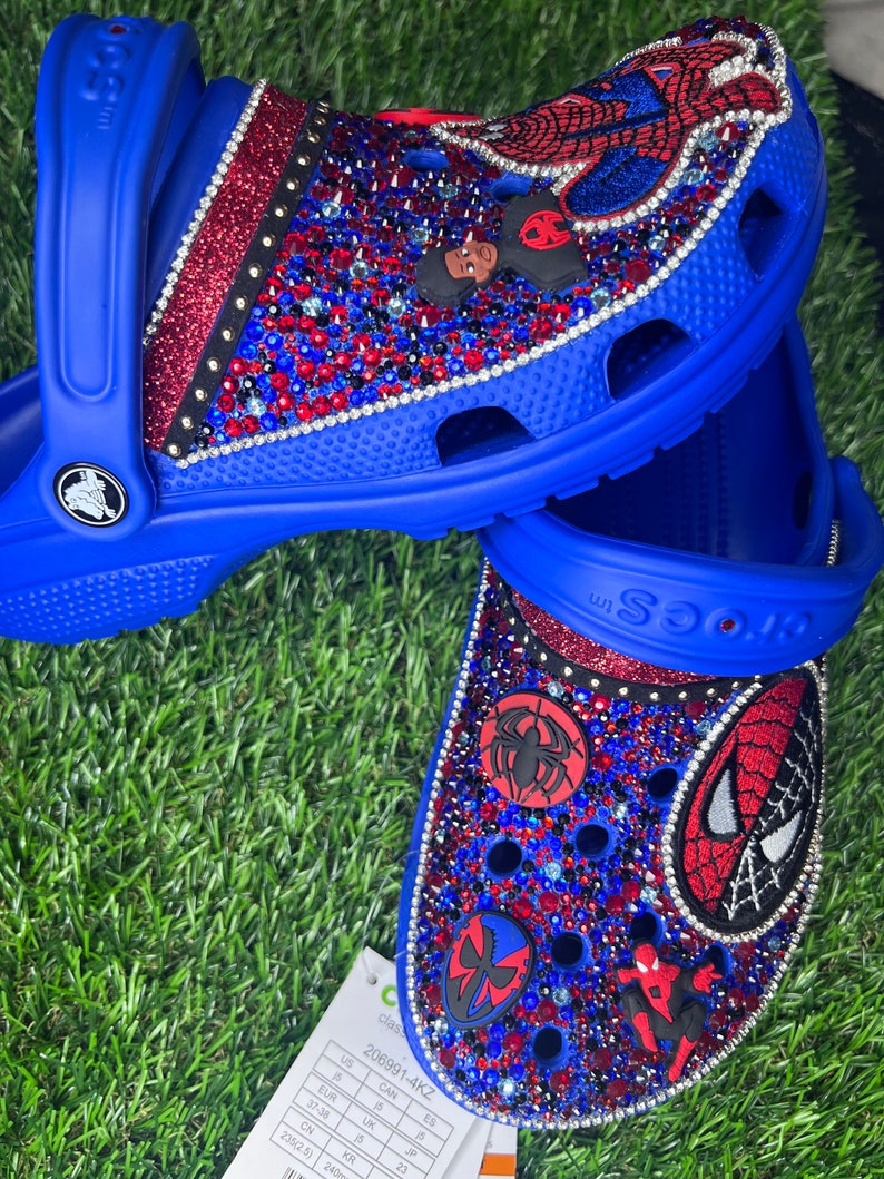 Kids Spider Man Crocs - Etsy