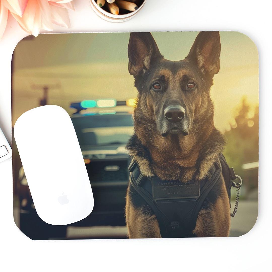 K9 Unit: Fearless & Focused Mouse Pad (rectangle) - Etsy