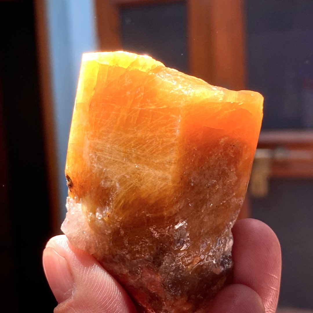 Indian Natural Golden Beryl Raw Dark Yellow Pencil Shape 160g Heliodor ...