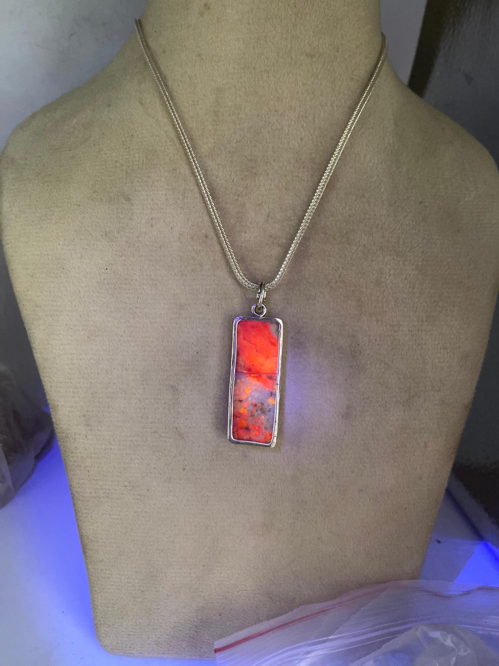 Tugtupite Pendant From Greenland – Rare & Radiant Natural Gemstone - Etsy