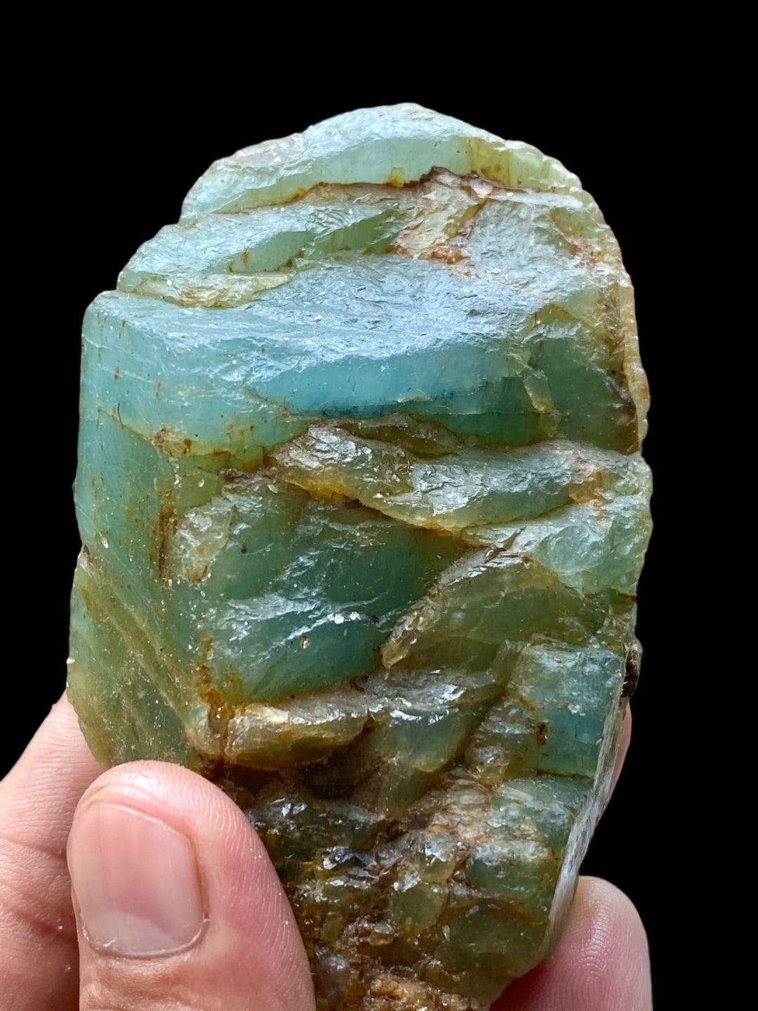 Natural Green Mix Blue Color Beryl Raw - Etsy