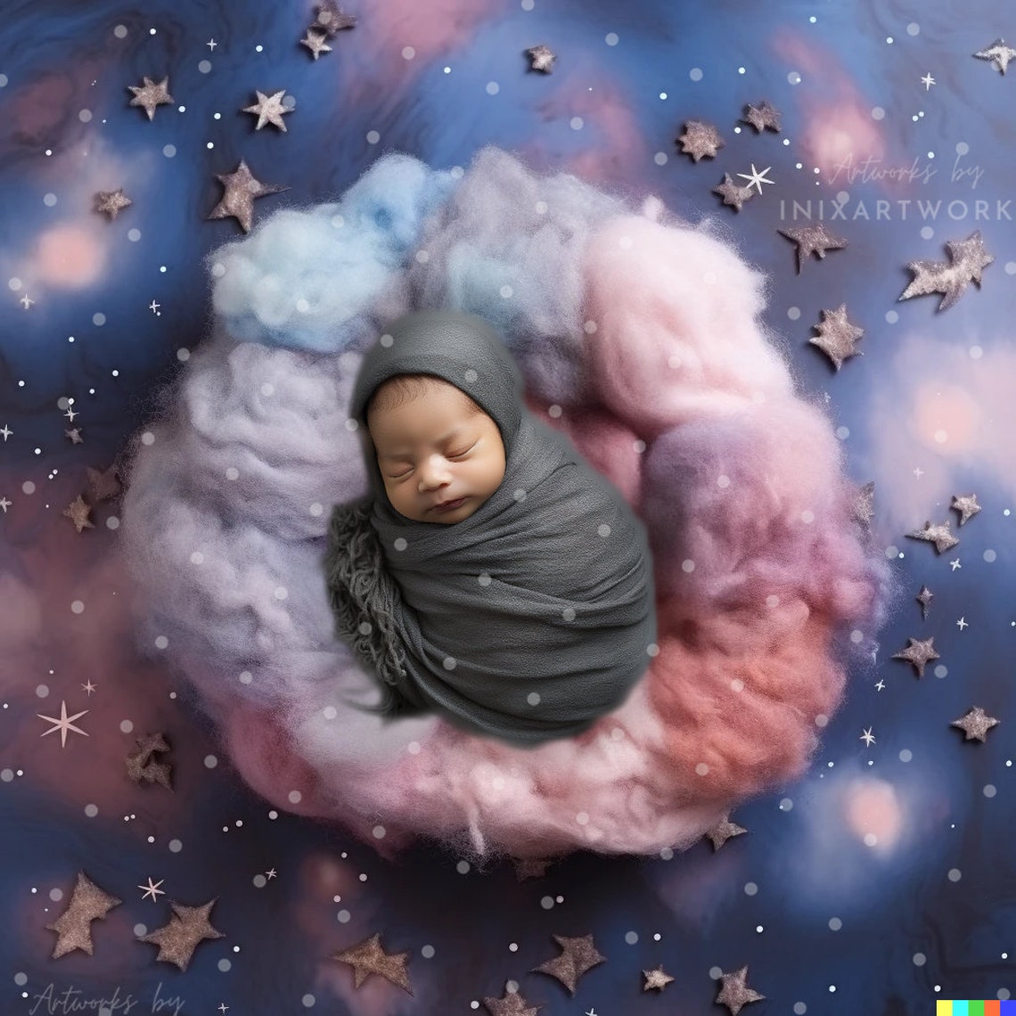 New Born Backdrop, Baby Backdrop, New Born Photography, Gender Neutral ...