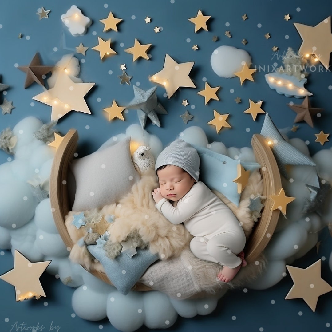 New Born Backdrop, Baby Backdrop, New Born Photography, Gender Neutral ...