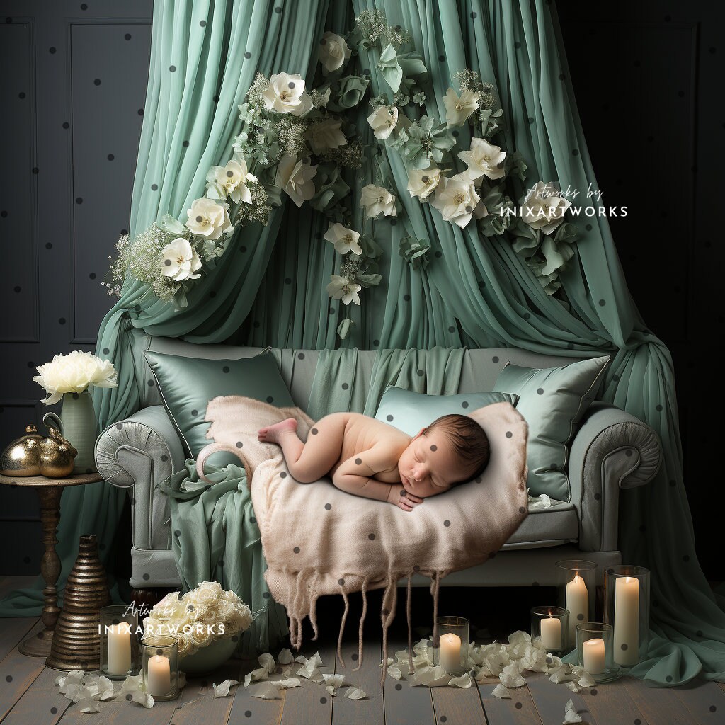 New Born Backdrop, Baby Backdrop, New Born Photography, Customized New ...