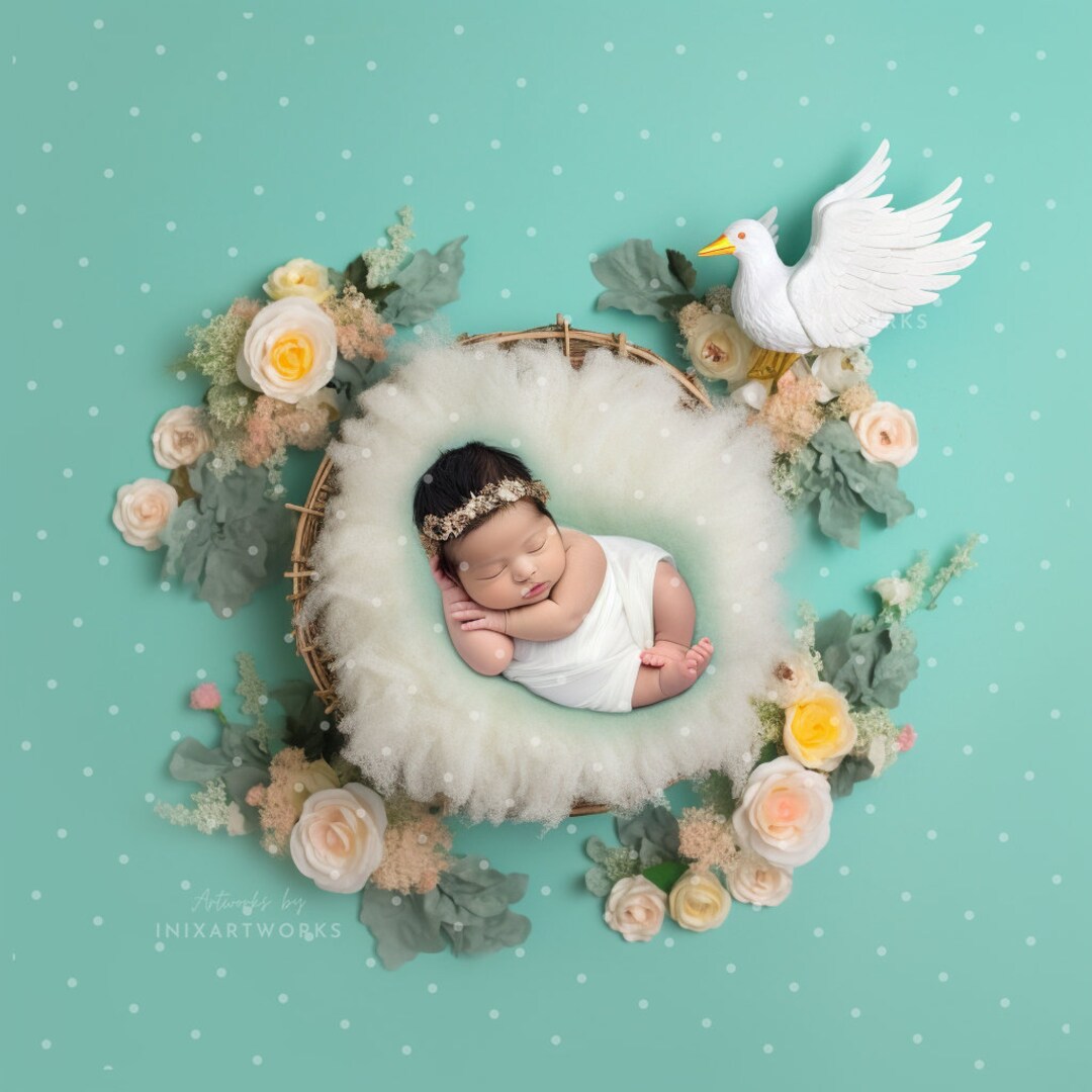 New Born Backdrop, Baby Backdrop, New Born Photography, Customized New ...