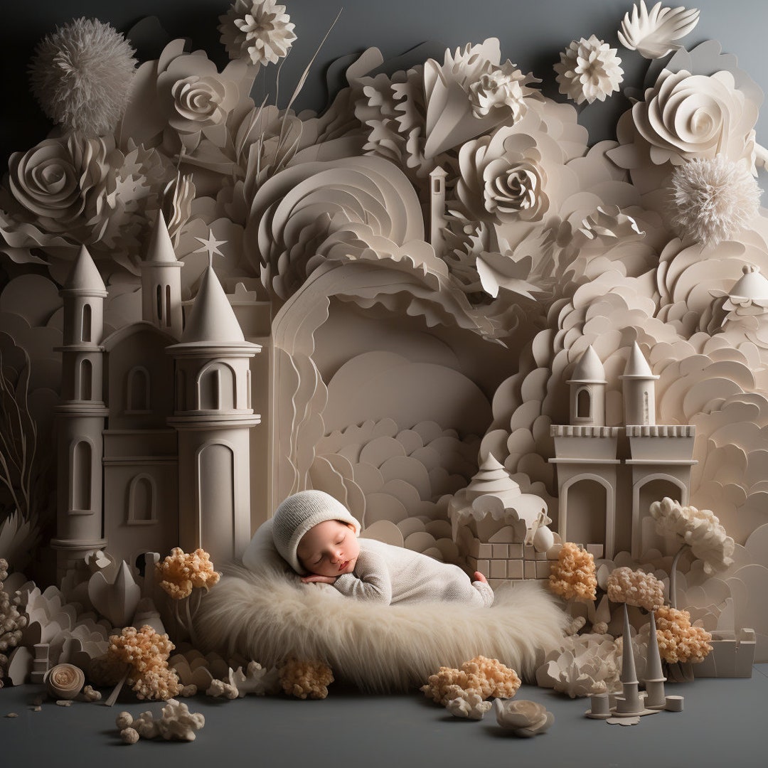 New Born, Baby Backdrop, Customized New Born Baby Photography, Gender ...