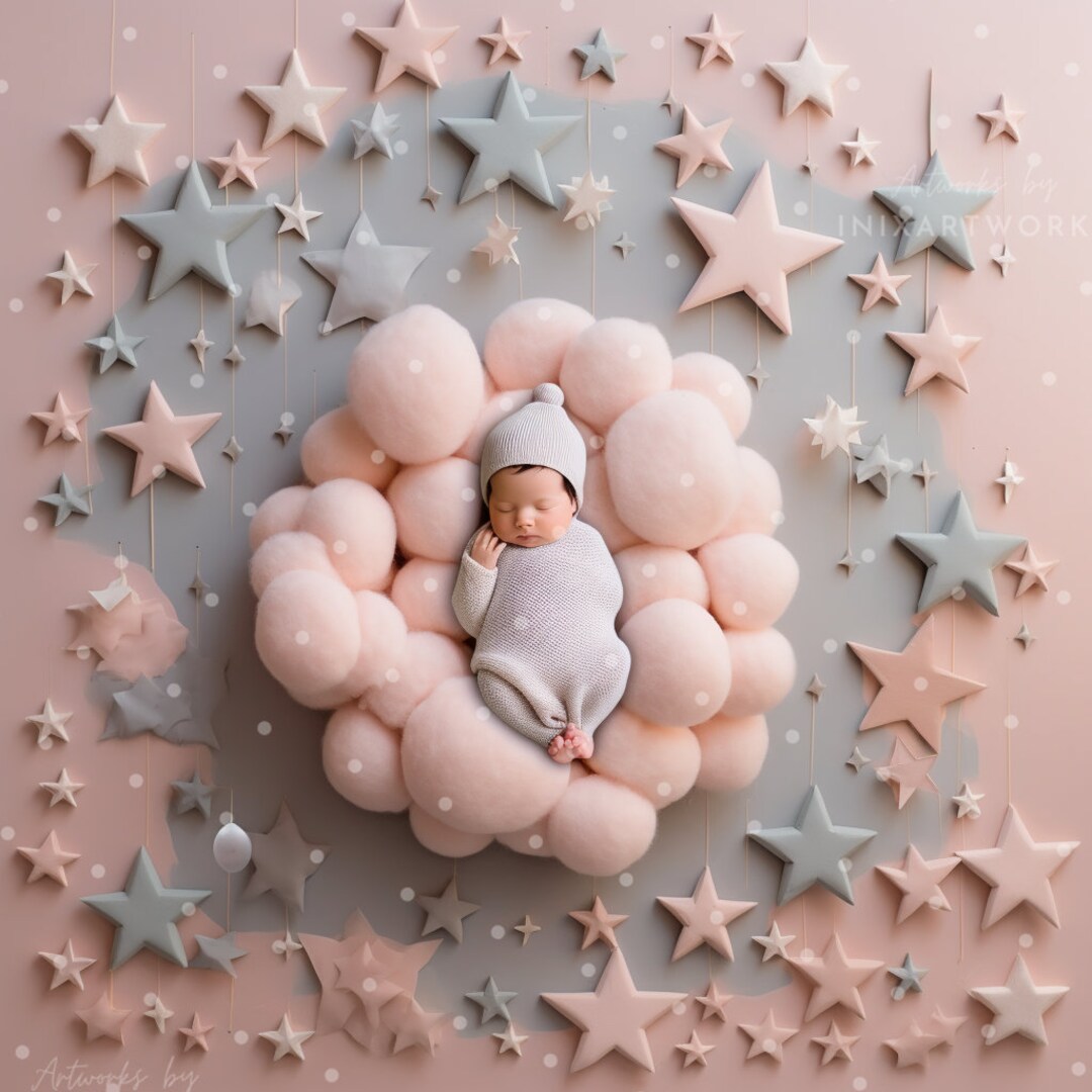 New Born Backdrop, Baby Backdrop, New Born Photography, Gender Neutral ...