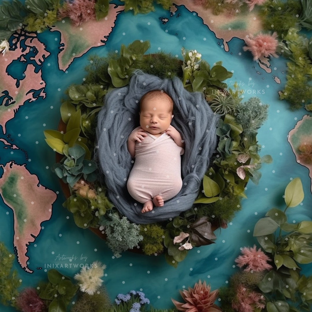 New Born Backdrop, Baby Backdrop, New Born Photography, Customized New ...