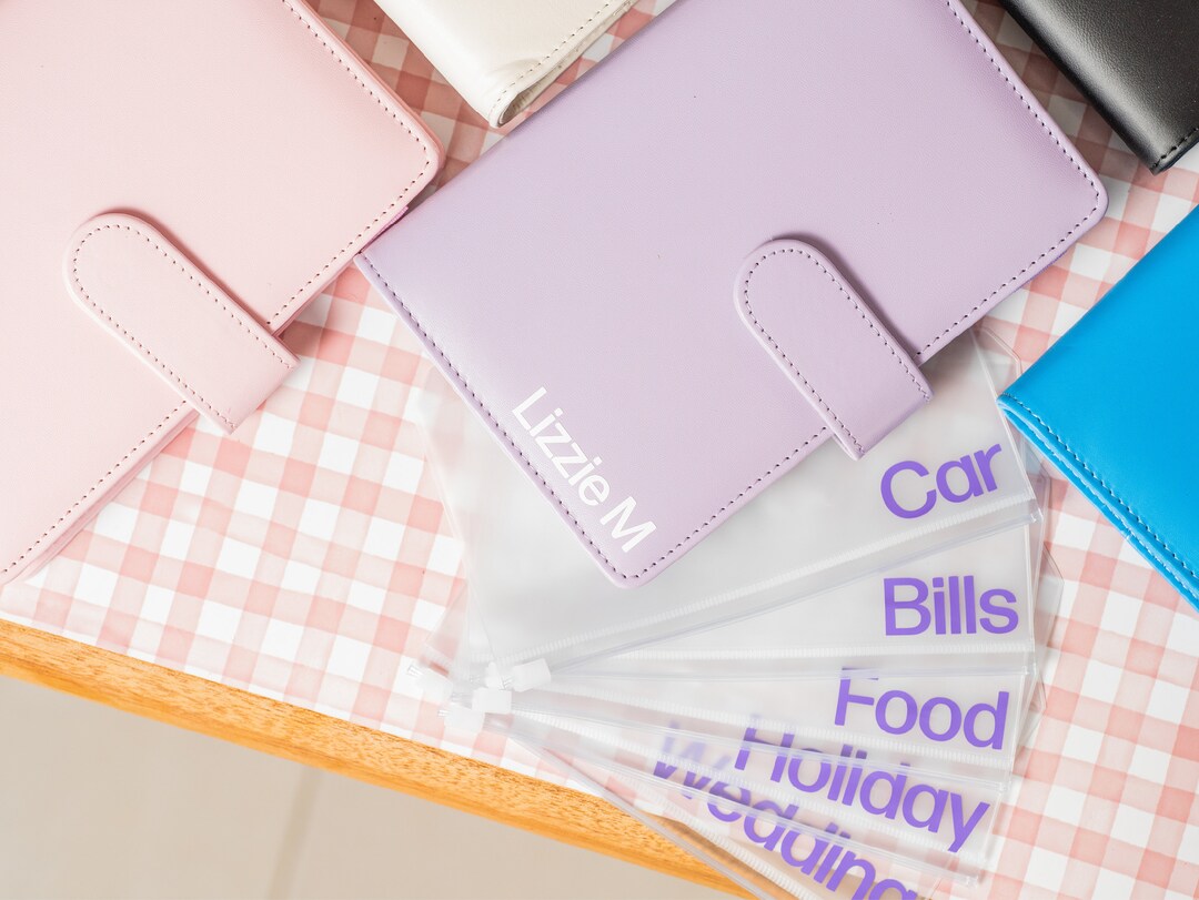 Personalised Budget Planner Binder Cash Envelopes Savings Challenge ...