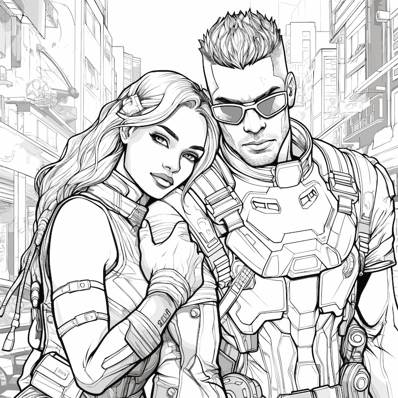 High-quality Coloring Pages - Etsy