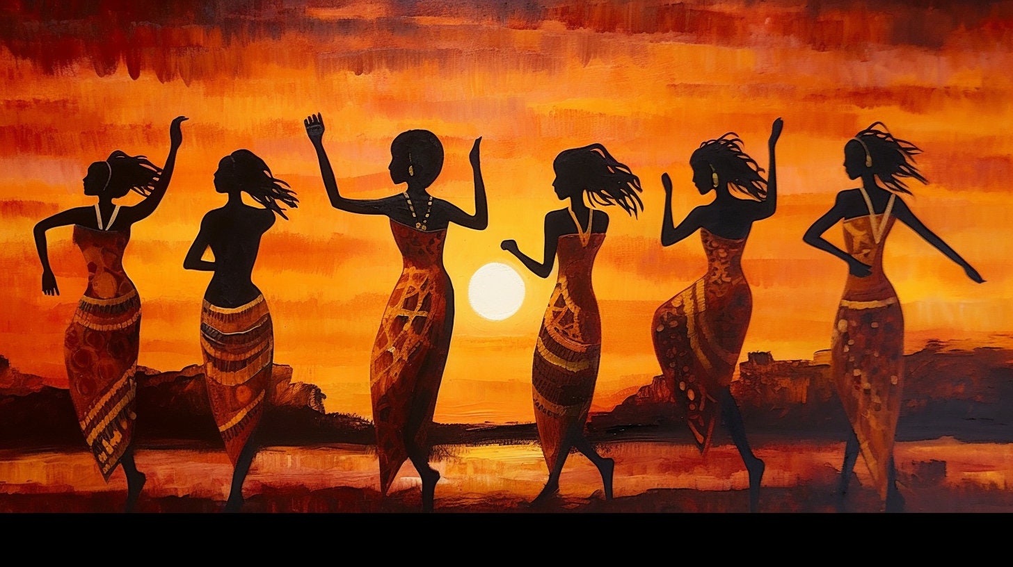 African Wall Art | Abstract African Art | Canvas Wall Art | African ...