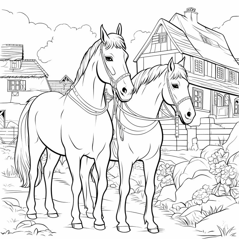 High-quality Coloring Pages - Etsy