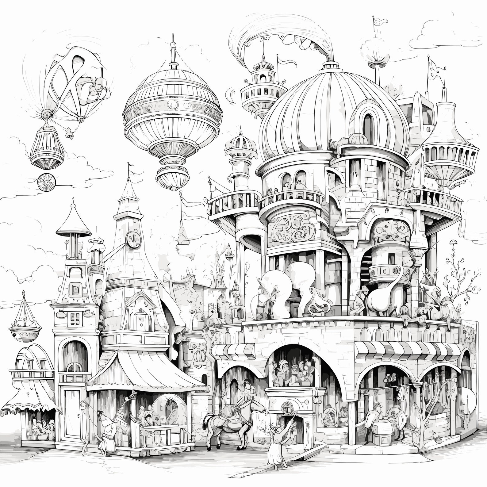 High-quality Coloring Pages - Etsy