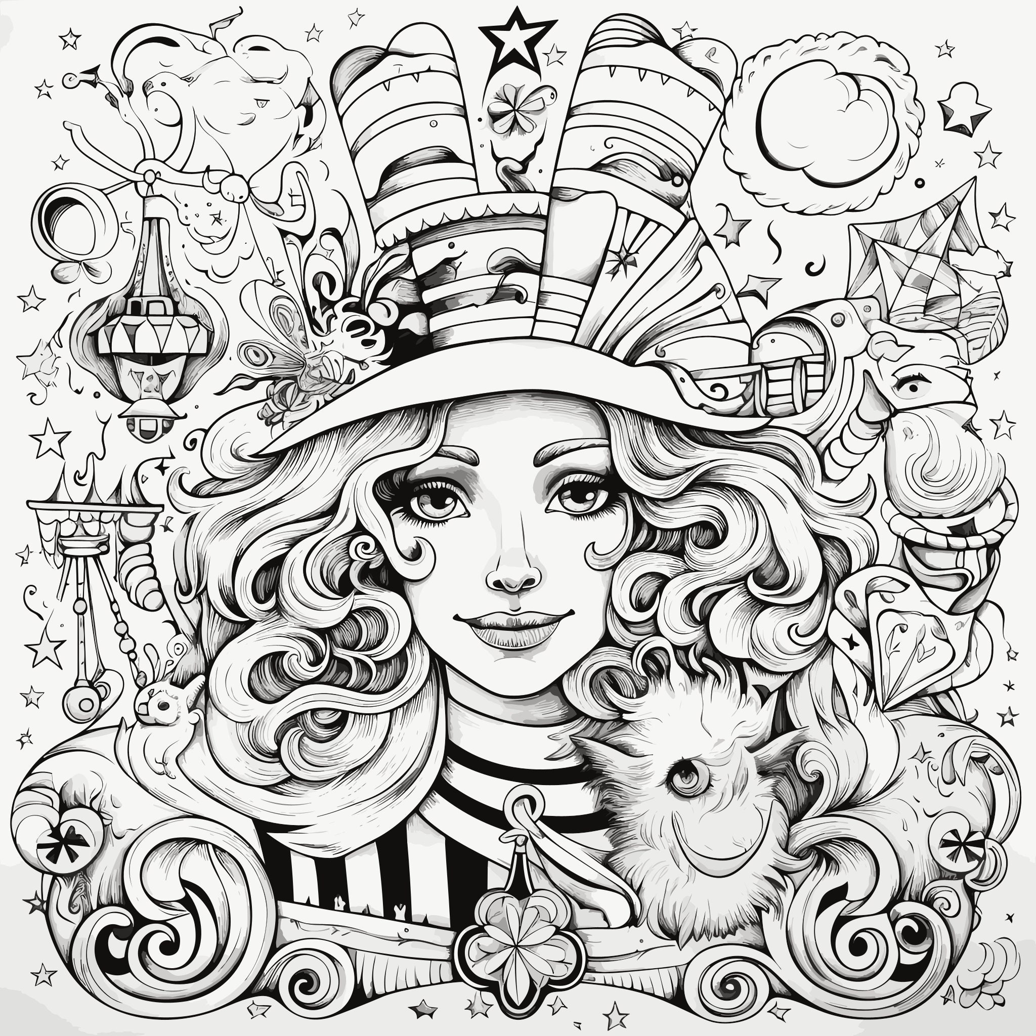 High-quality Coloring Pages - Etsy