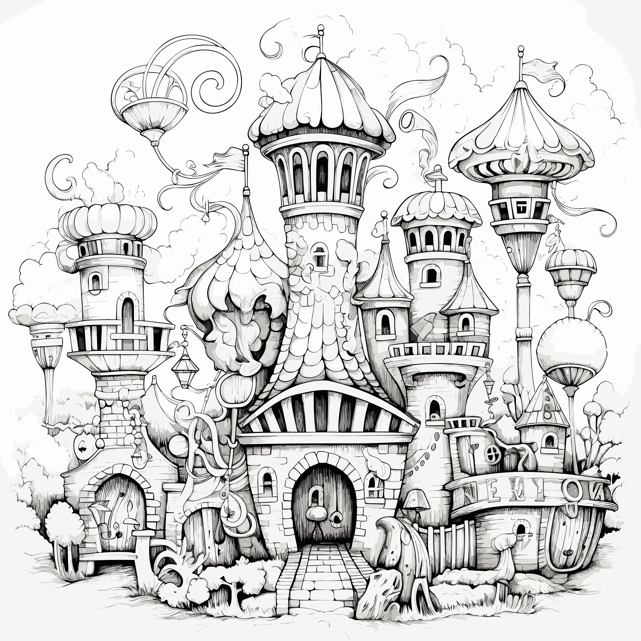 High-quality Coloring Pages - Etsy