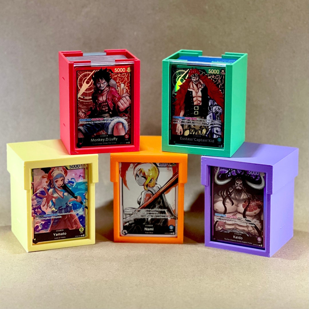 Super-compact | Compartmentalized | TCG Deck Box | Customizable Lid - Etsy