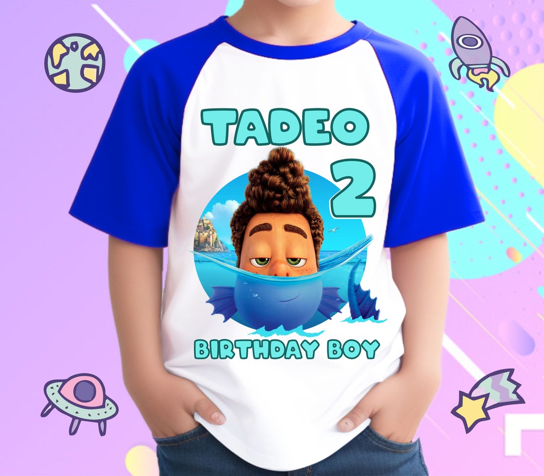 Personalized Alberto Birthday Boy, Birthday Girl, Raglan Shirt Luca ...