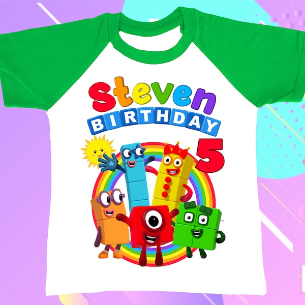 Numberblocks Clothing - Etsy UK