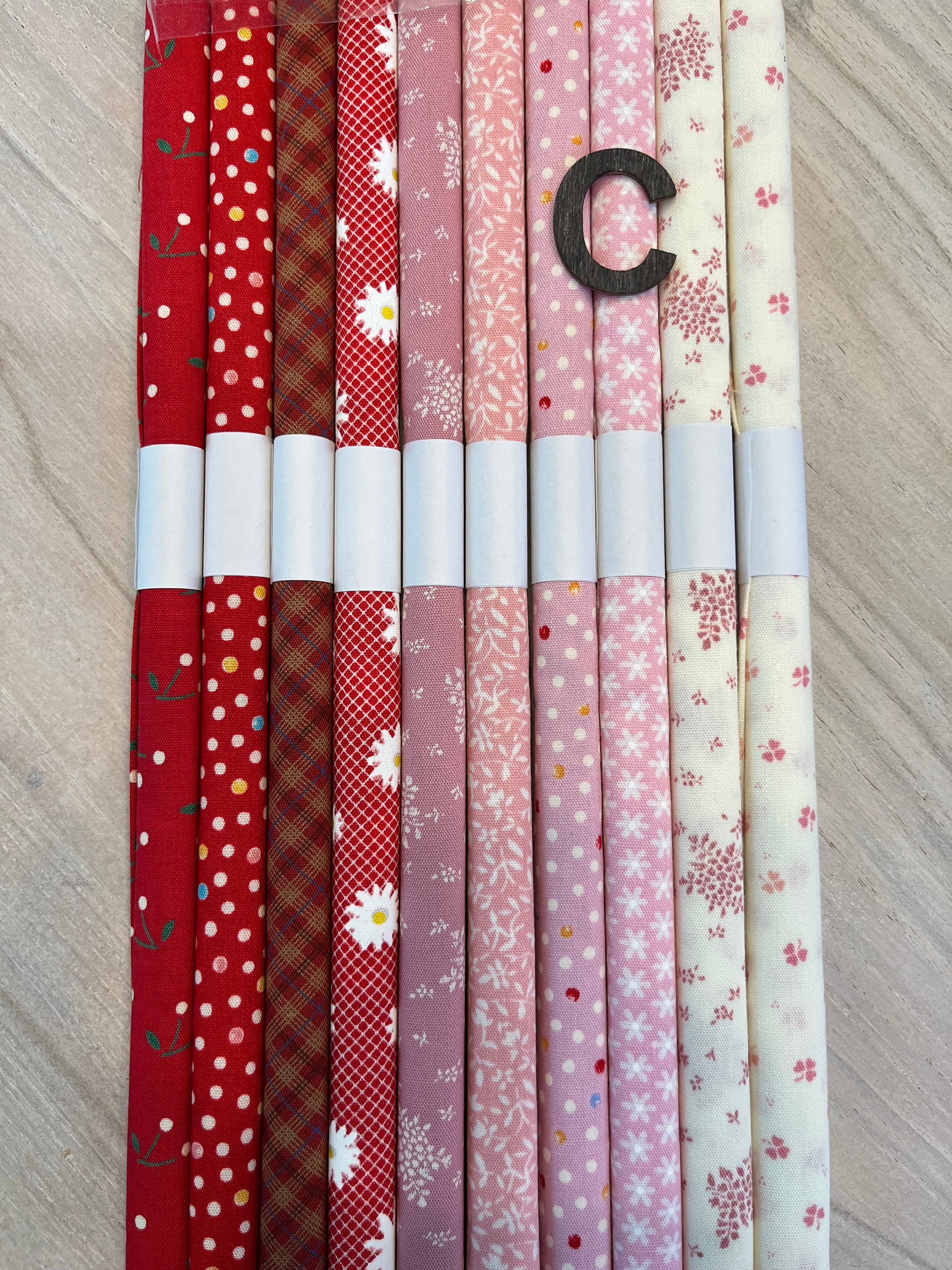 Japanese Fabric, Premium Cotton Fabric Set of 10 Different Fabrics ...