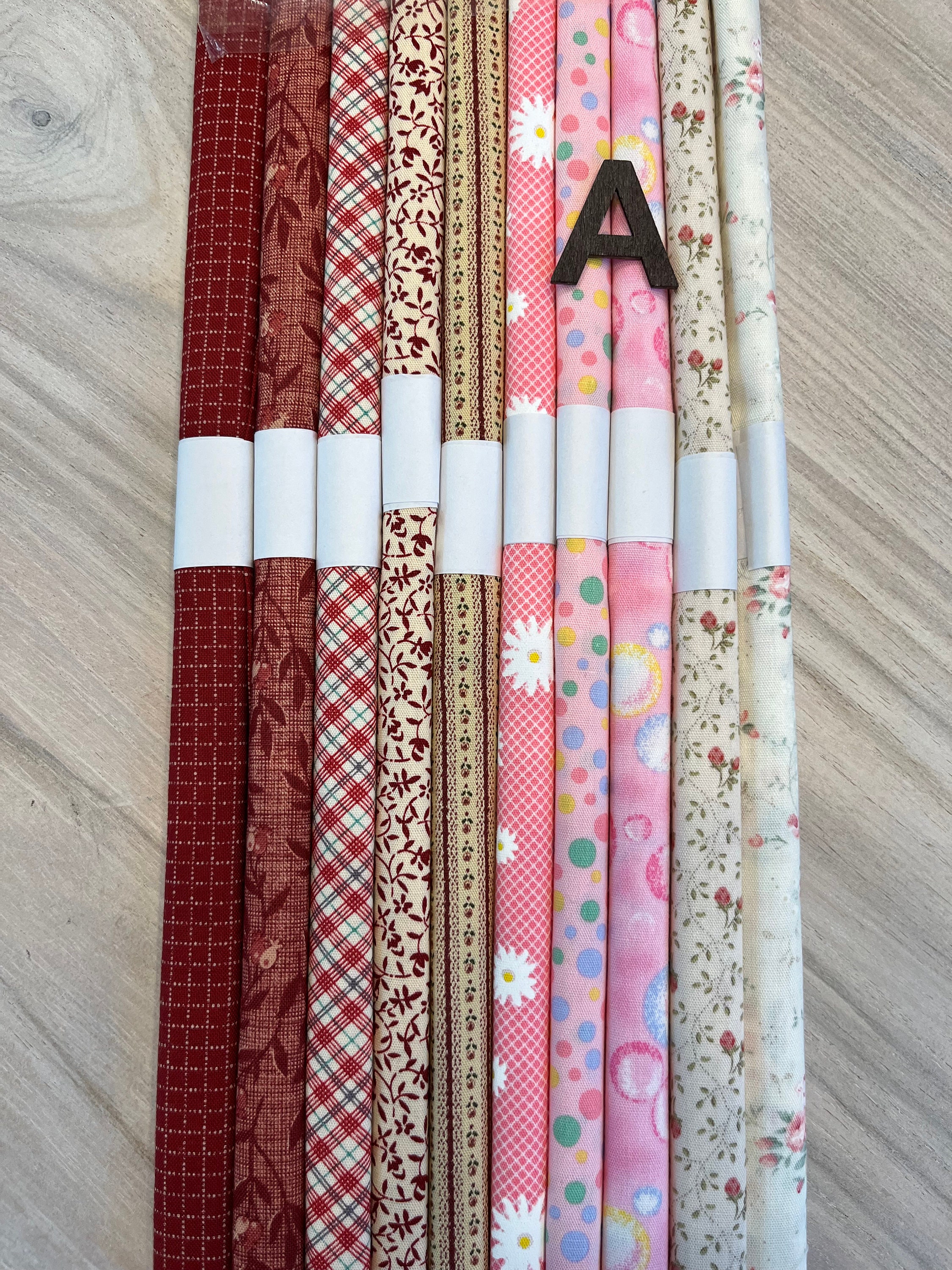 Japanese Fabric, Premium Cotton Fabric Set of 10 Different Fabrics ...