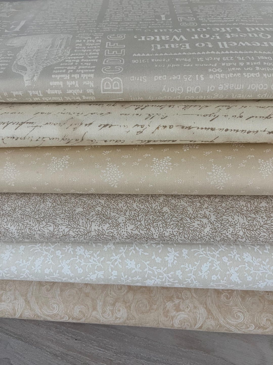 6 Fat Quarter Bundle, Quilt Fabric Bundle - Etsy