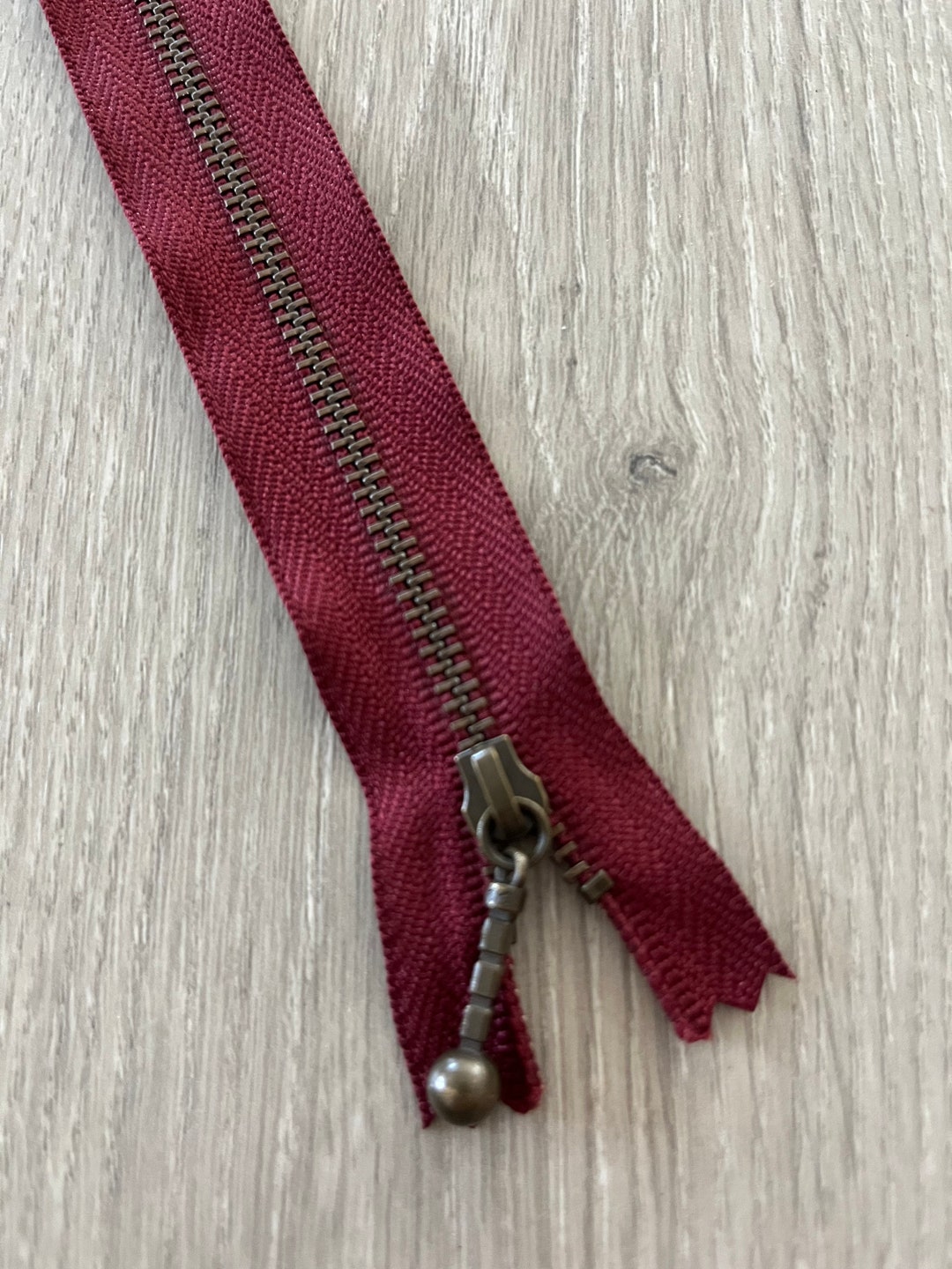 YKK Zipper, Antique Brass Metal Zipper(6'',10'',12'',16'') - Etsy