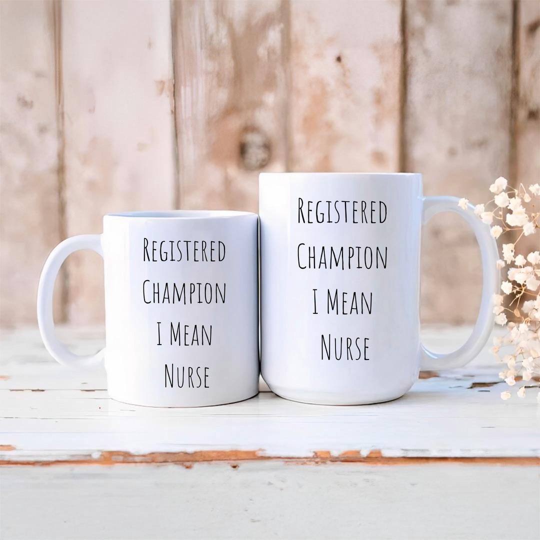 Nurse Appreciation Mug With Funny Nurse Joke Coffee Cup Nursing Humor ...