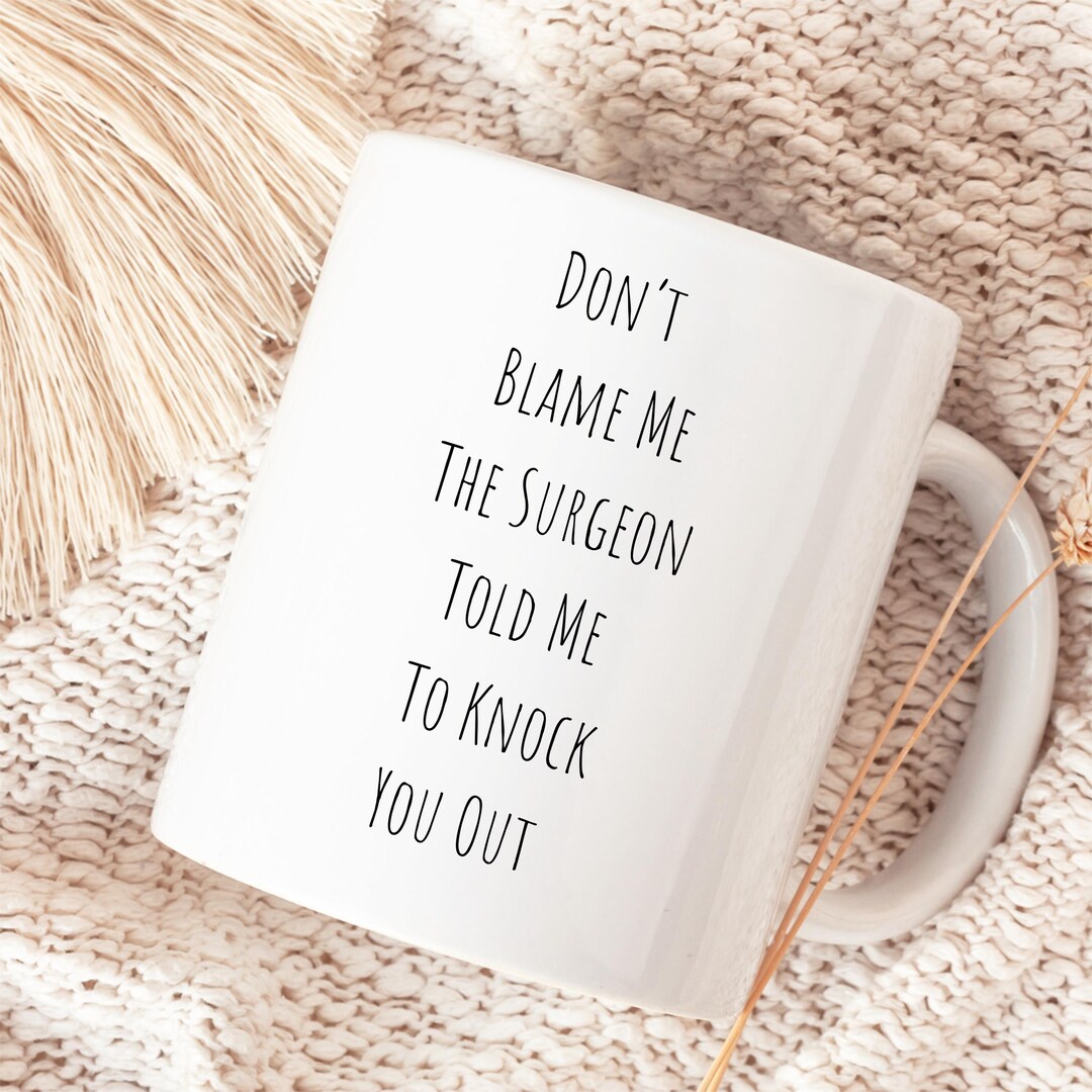 Funny Anesthesia Nurse Gift or Anesthesiologist Mug With Cute ...