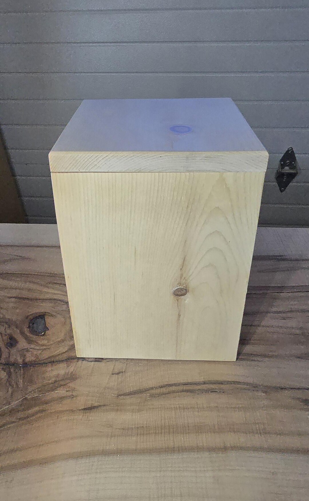 White Pine Cremation Box Interment Box - Hand Made Crafted - Green ...