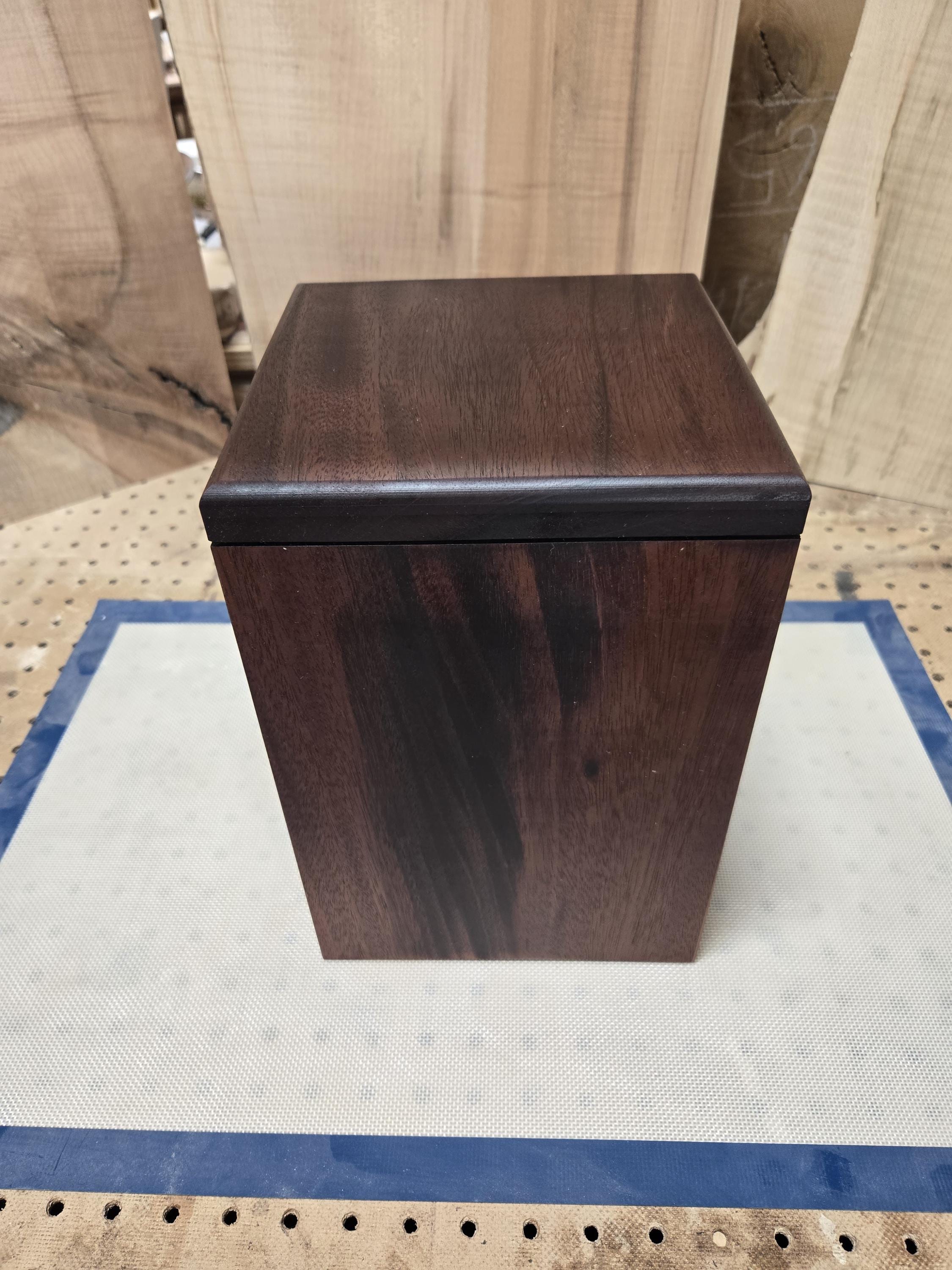 Mahogany Cremation Box Interment Box - Hand Crafted - Etsy