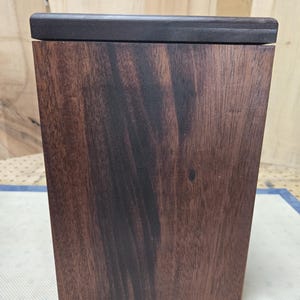 Mahogany Cremation Box Interment Box - Hand Crafted - Etsy