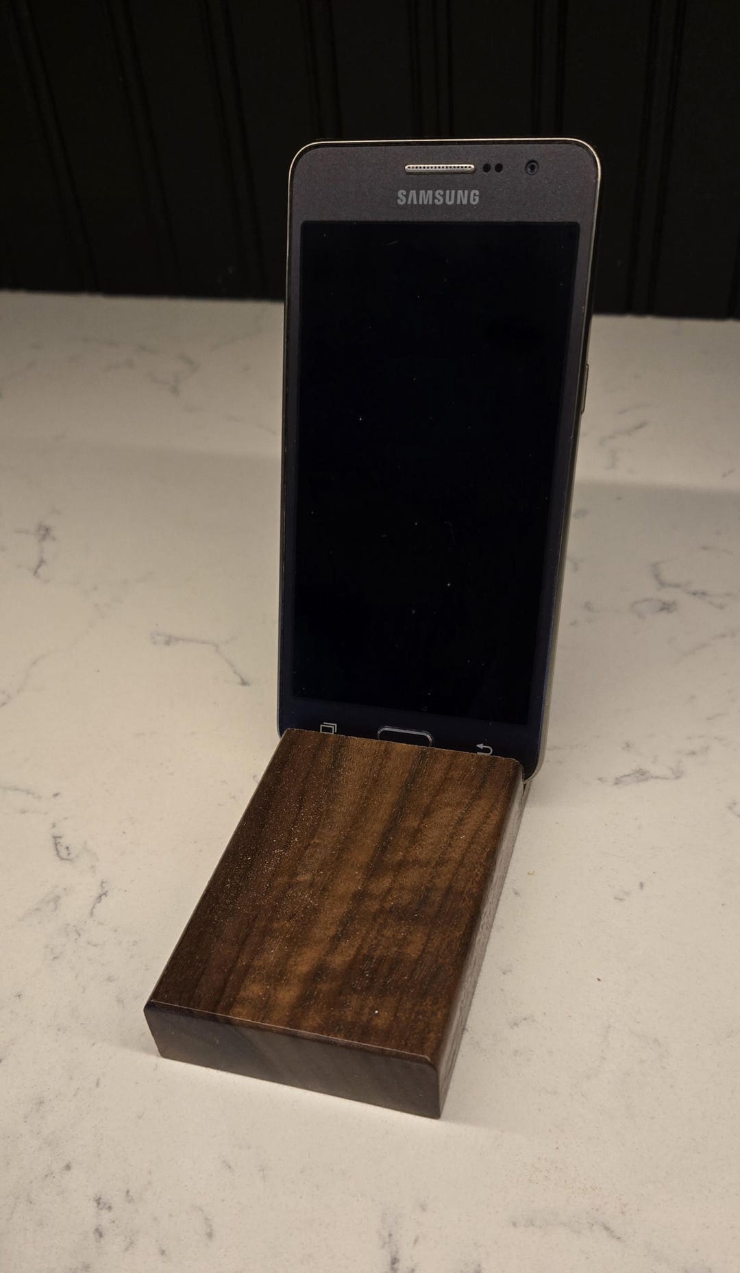 Exotic Wood Phone Stand - Chechen - Etsy