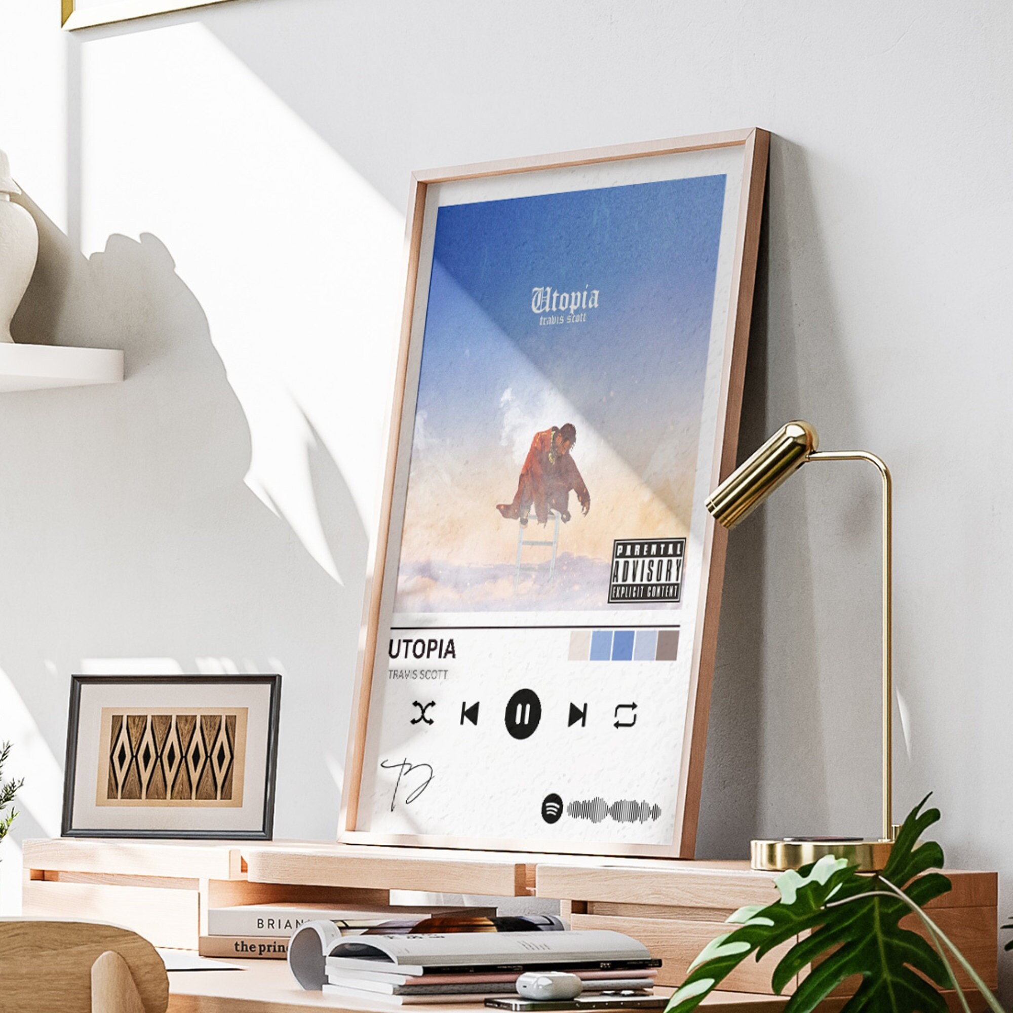 Travis Scott Poster Album Cover Rapper Poster Music Plaque - Etsy