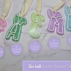 Personalized Easter Basket Tag Idea for Classroom Spring Present for ...
