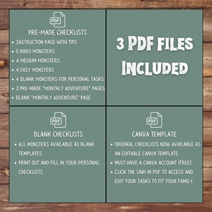 Editable Dnd Cleaning Checklist Game ADHD Cleaning List Printable Kid ...