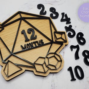 Dnd Baby Milestone Cards Dragon Baby Shower Gift Nerdy Baby Gift Dragon ...