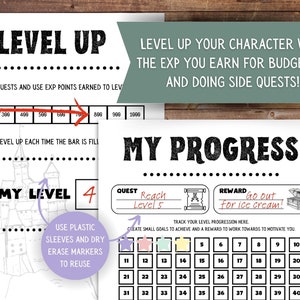 Printable Budget Planner Money Saving Challenge Debt Tracker Calendar ...