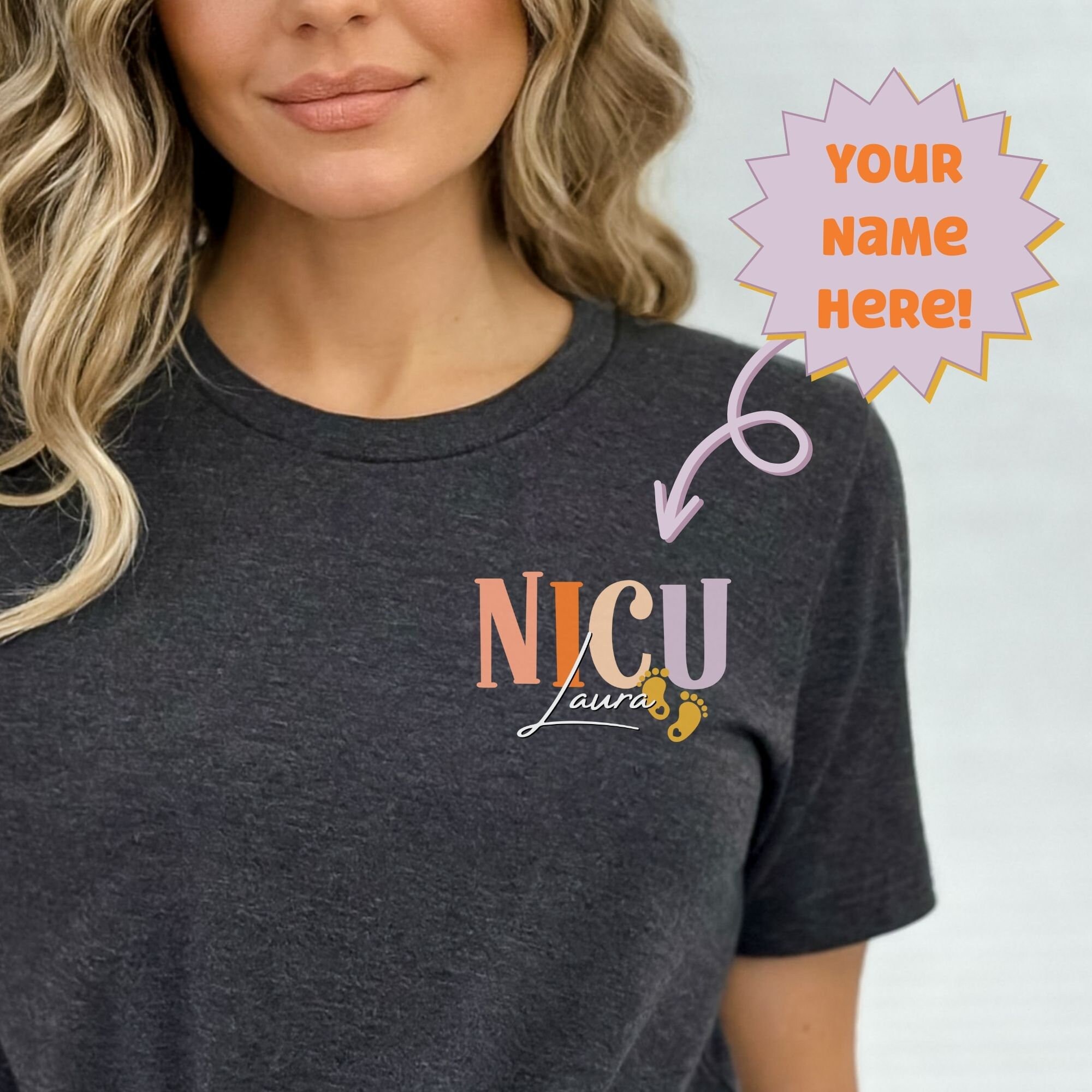 Personalized NICU Nurse Shirt Neonatal ICU T-shirt Custom NICU - Etsy