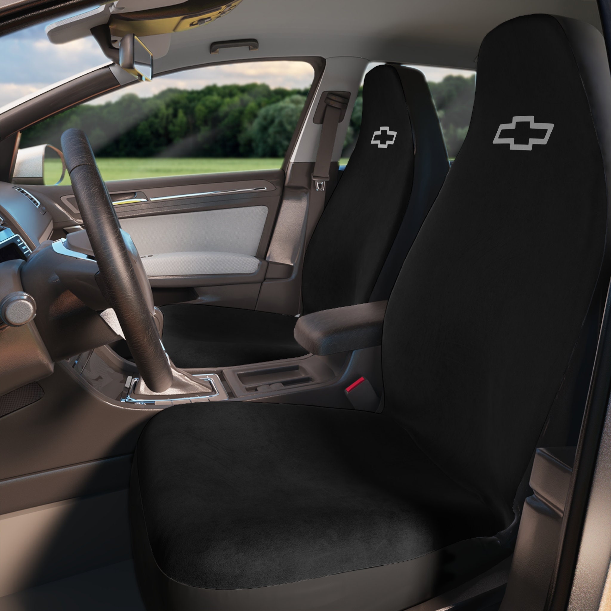 Chevy emblem seat covers store