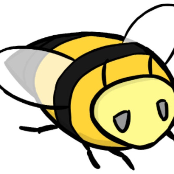 Large Bumble Bee Stickers - Etsy
