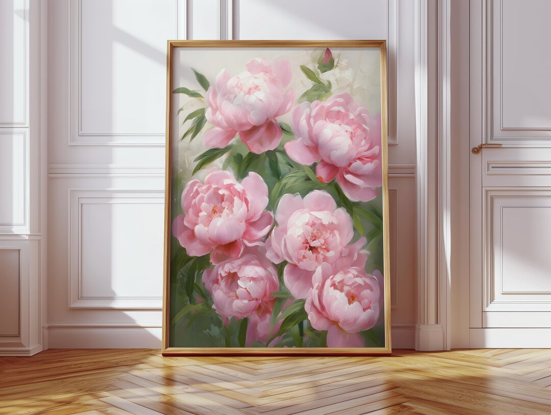 Peony Printable Wall Art Instant Download, Flower Print, Botanical ...