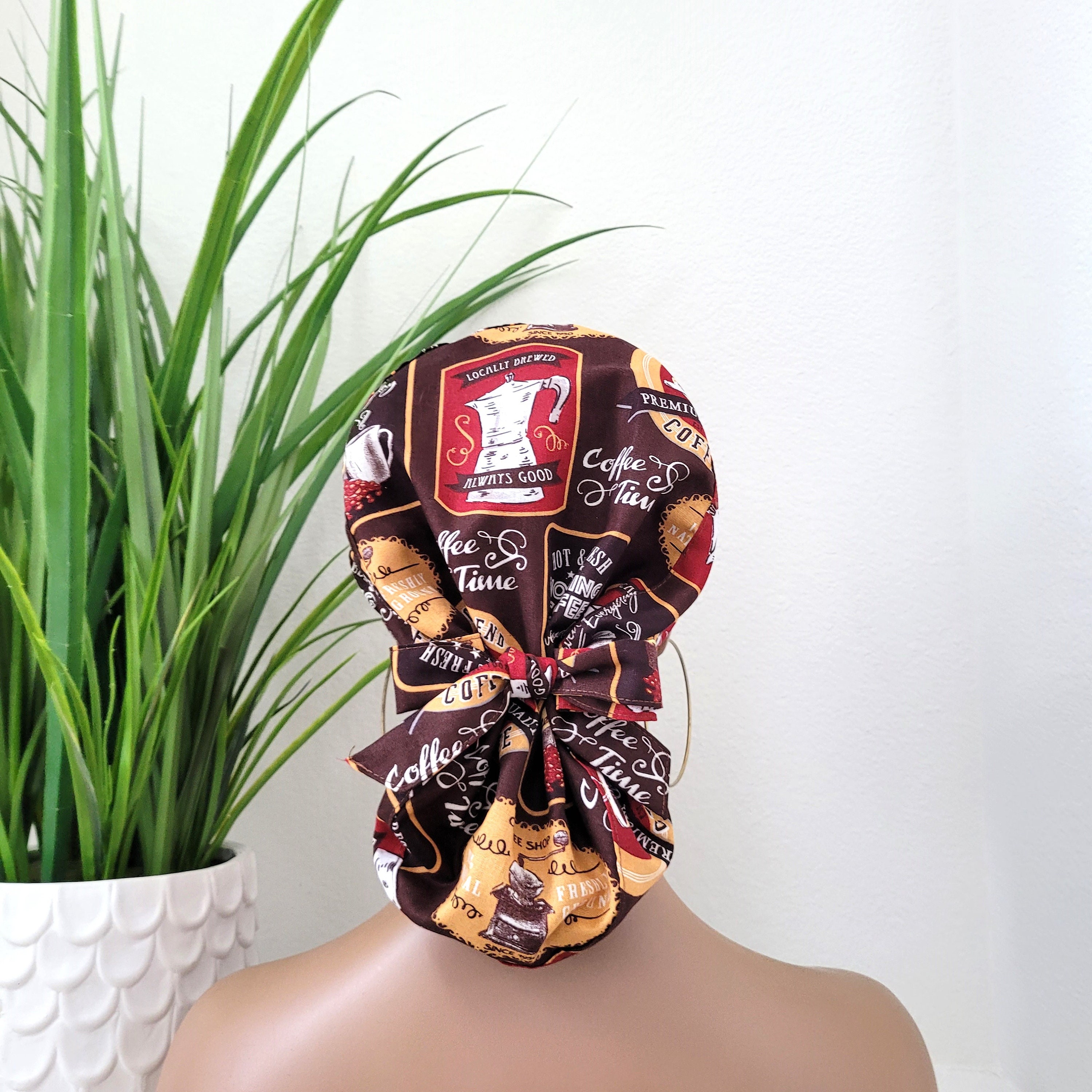 Plain Satin Lined Scrub Caps | 30+ Colours