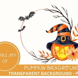 Halloween Clipart Watercolour Halloween Pumpkin Clipart Spooky Clipart ...