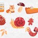 Autumn Clipart Pack Cute Fall Clipart Autumn Illustrations Clipart for ...