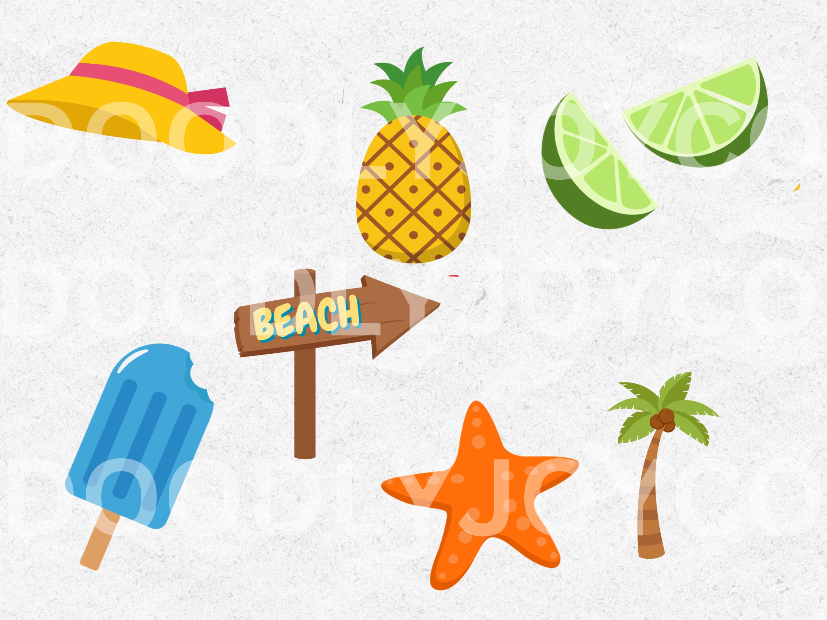 Summer Clipart Pack Summer Beach Transparent Png Clipart Summer Clipart ...